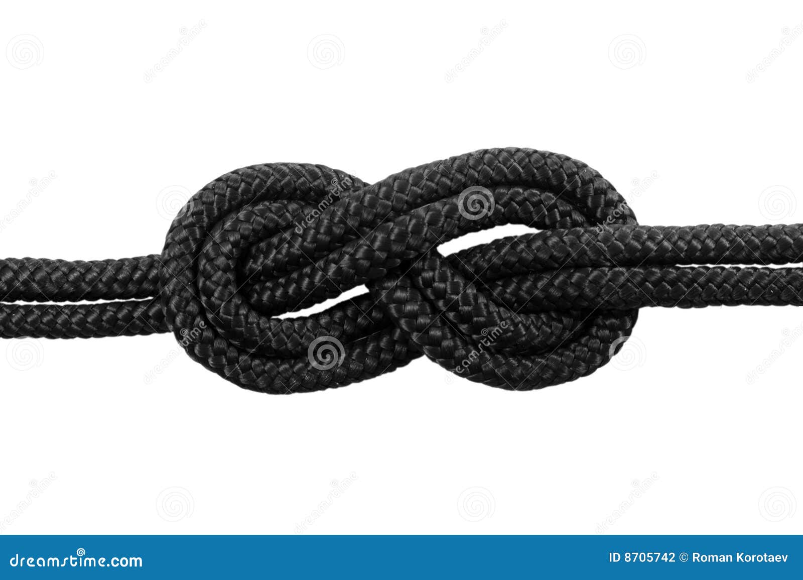 Knots. Figure Eight Bend #1 Stock Photo - Image of alliance ...