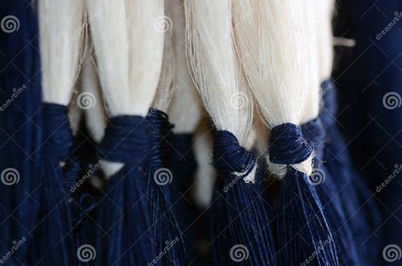 Knots Made with Different Nylon Ropes Stock Photo - Image of white ...