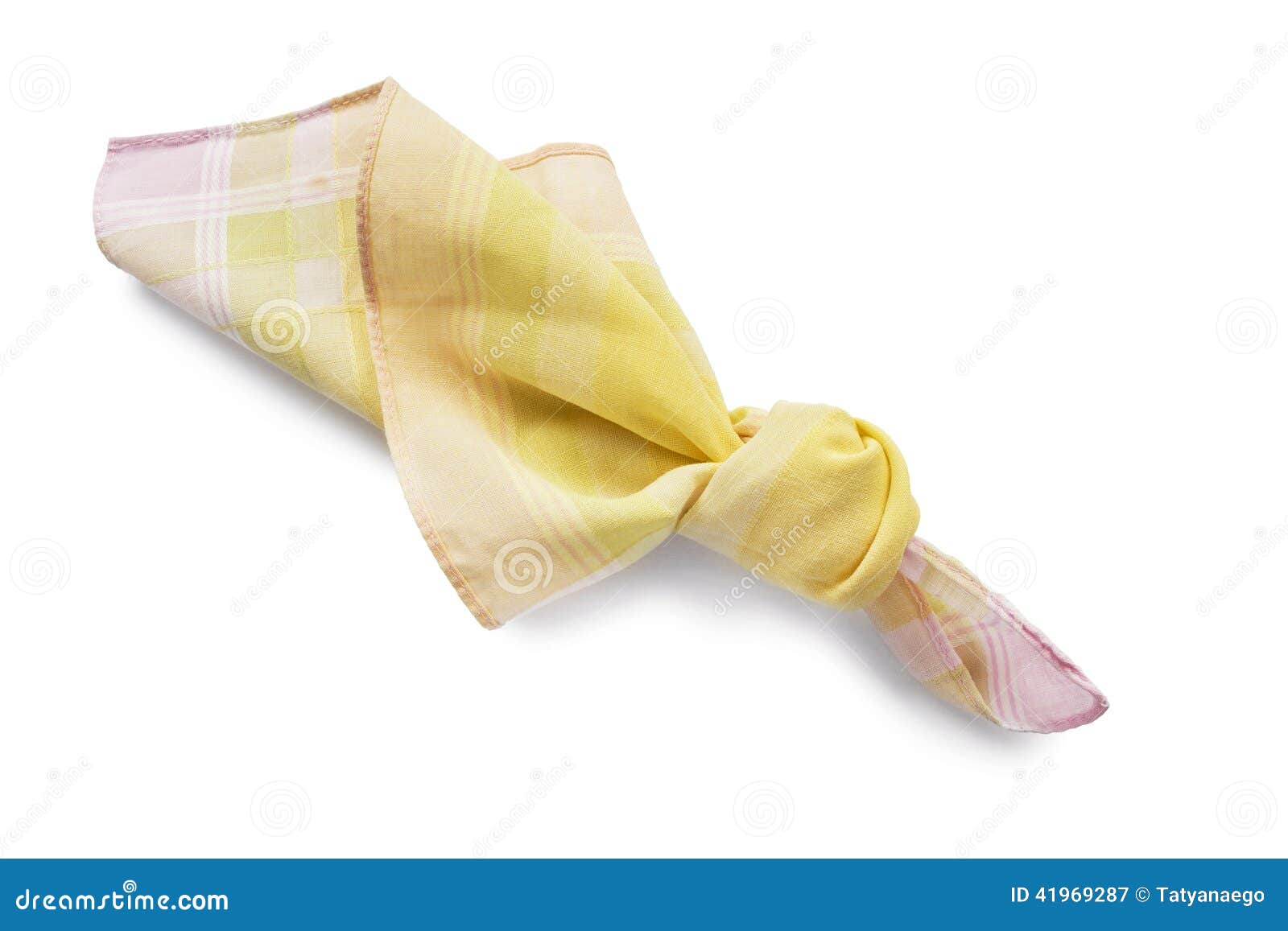 Knotted handkerchief stock image. Image of knot, crumpled - 41969287