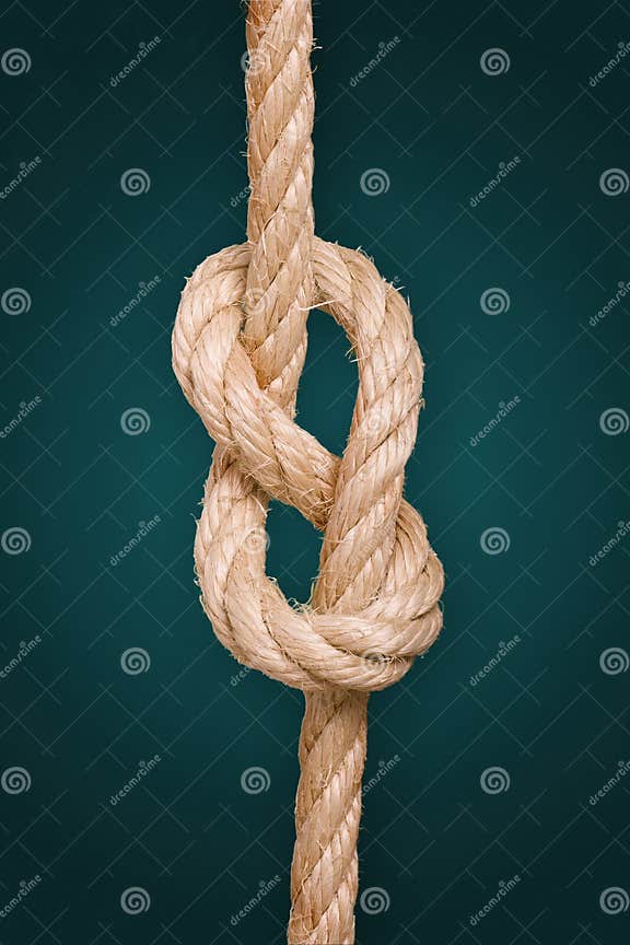Knotted rope stock image. Image of knot, complicated - 25739617