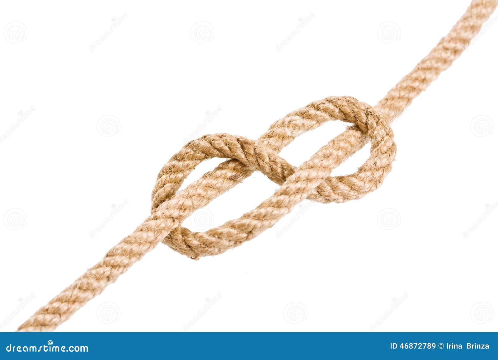 Knotted rope stock image. Image of texture, fastening - 46872789
