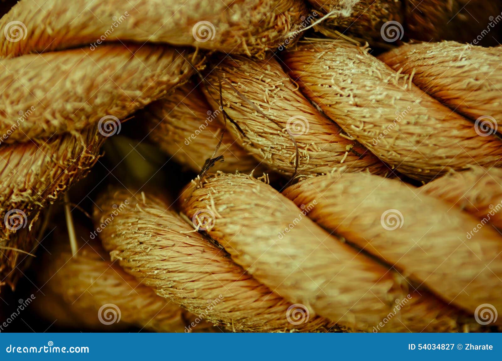 Knotted Rope stock image. Image of horizontal, tied, nature - 54034827