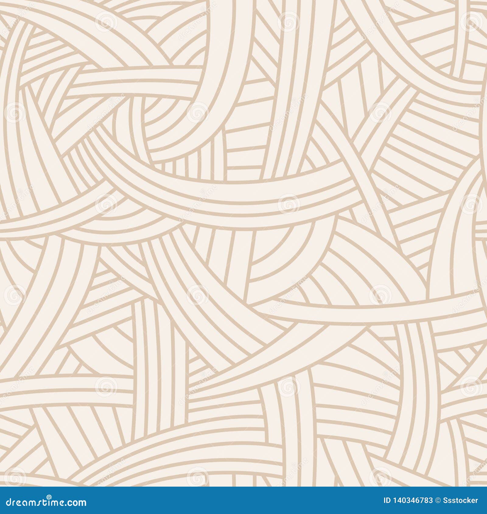 Knotted seamless pattern stock vector. Illustration of pattern - 140346783