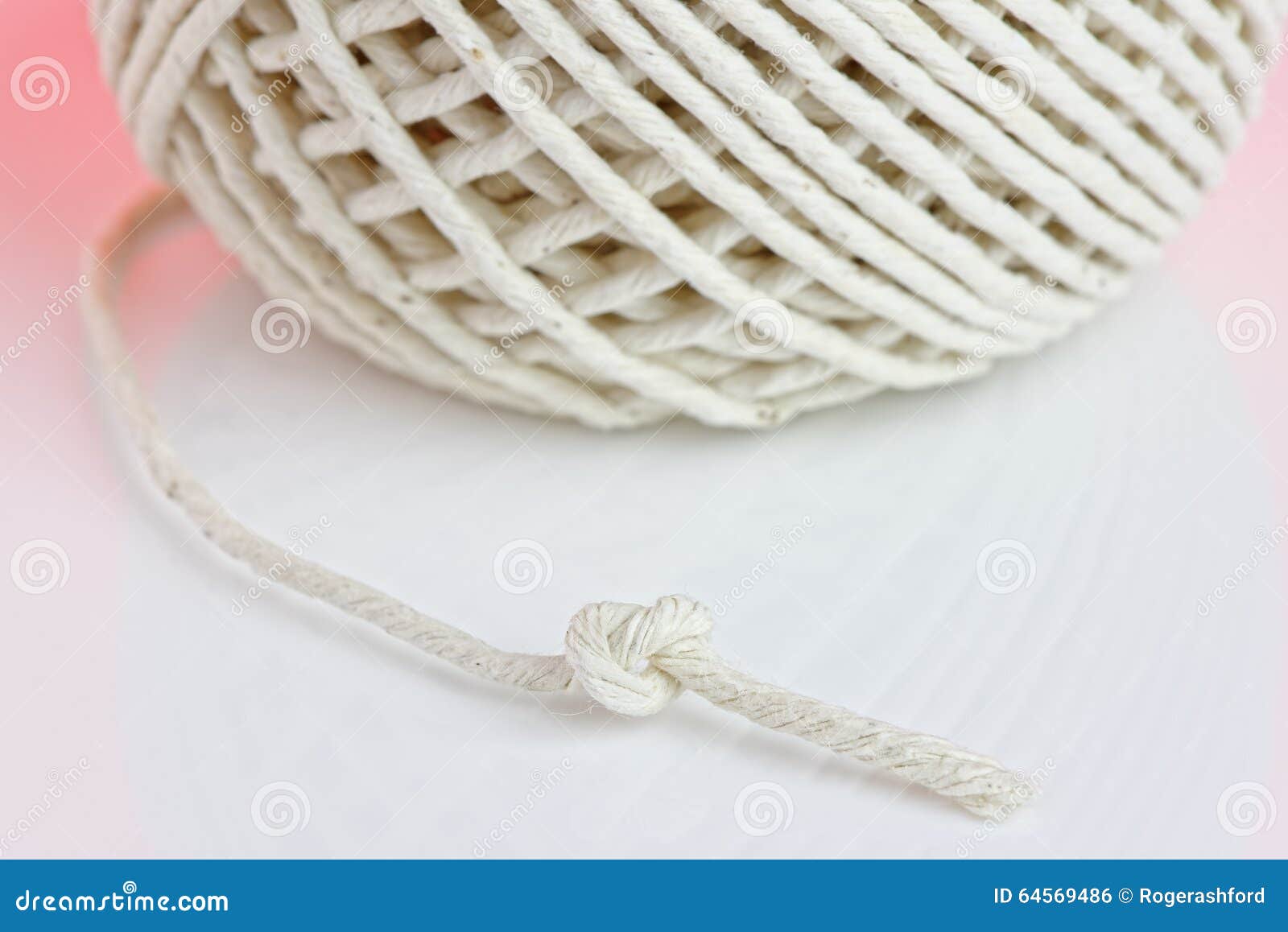 Knotted String Close Up stock photo. Image of connection - 64569486