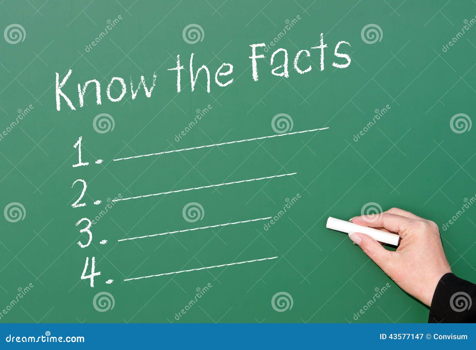 KNOW THE FACTS - Text On Pink Note Paper On Green Background Stock ...