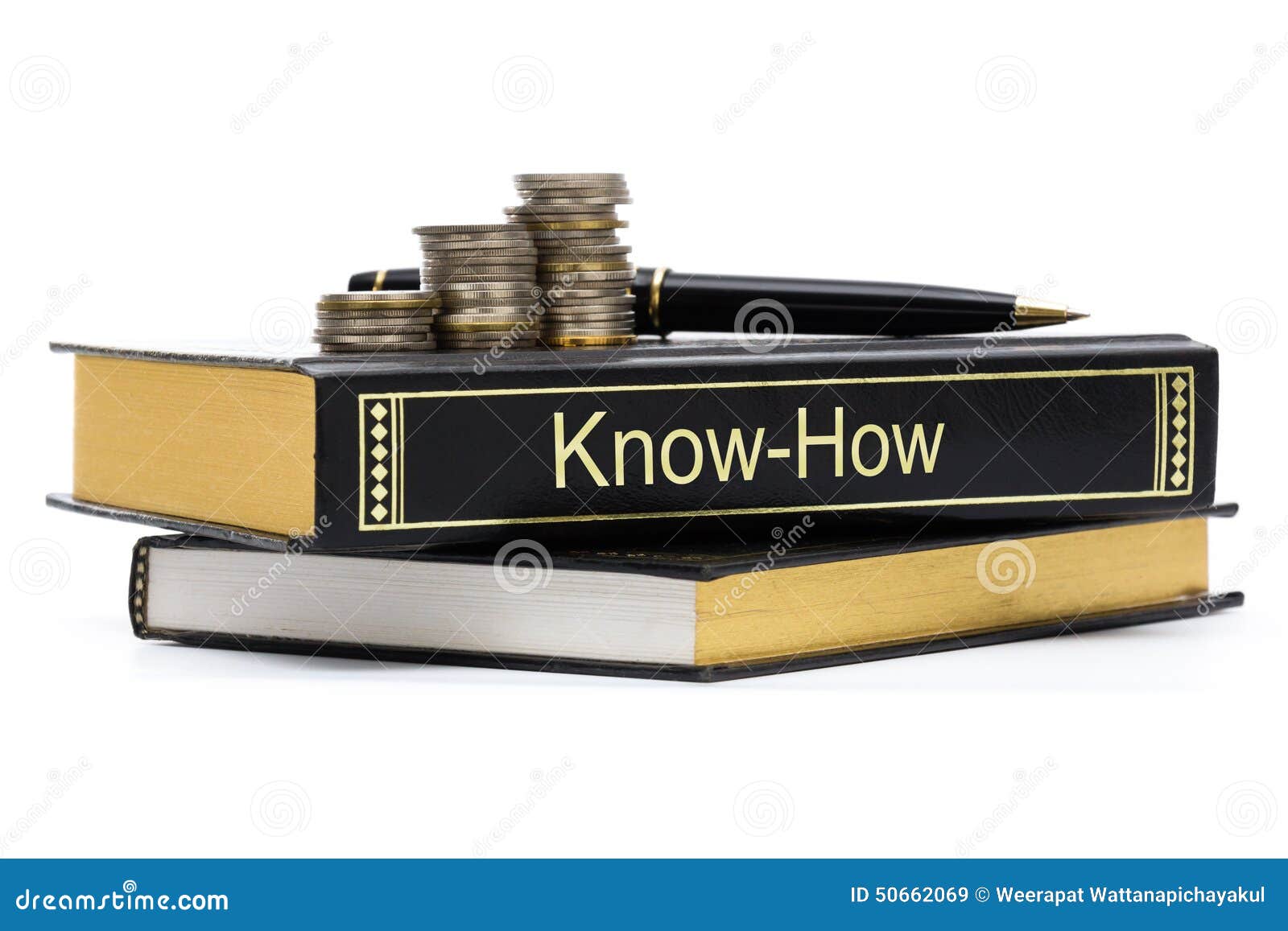 Know How book stock image. Image of coins, management - 50662069