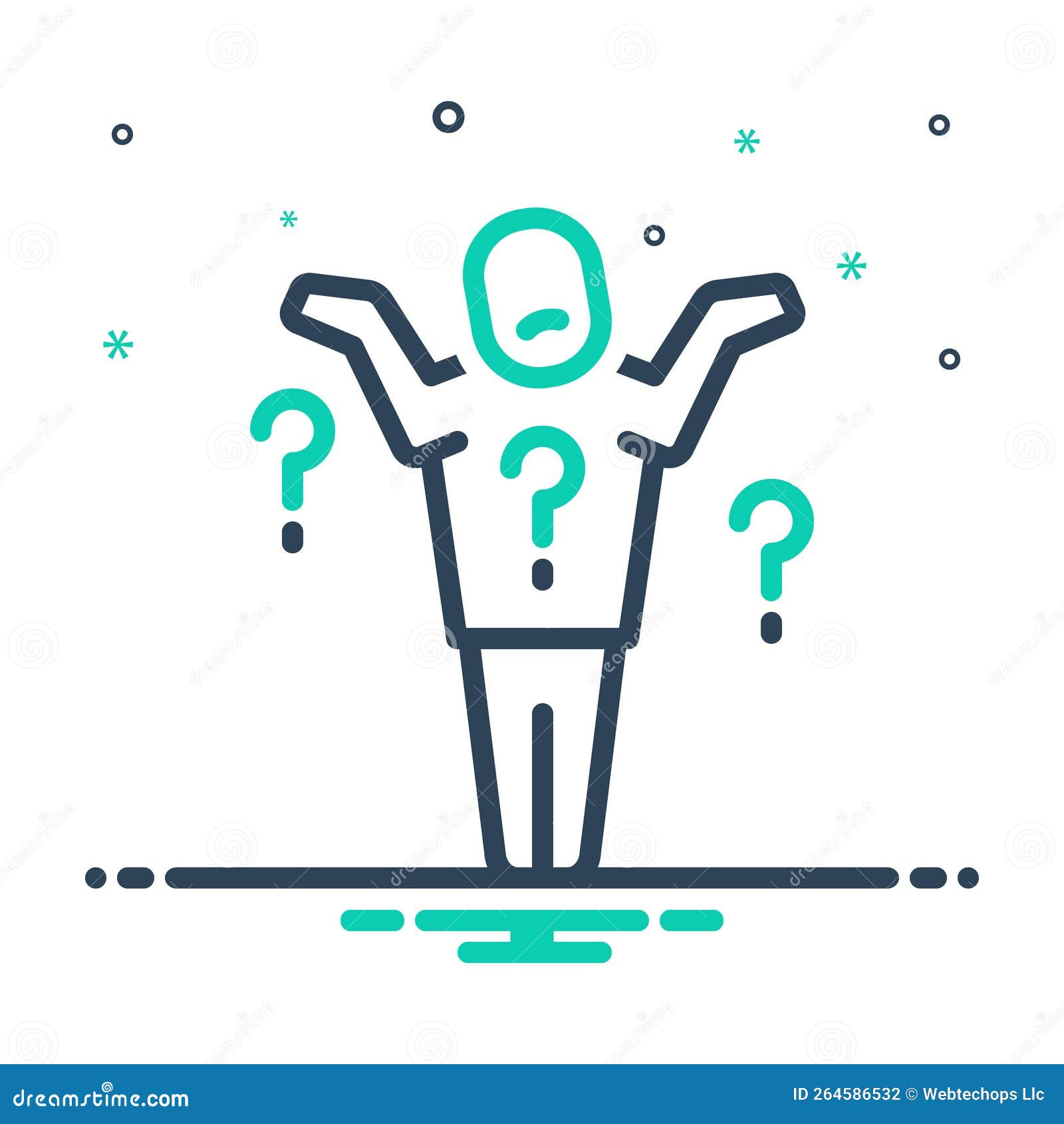 Mix Icon for Know, Cognize and Be Aware Stock Illustration ...