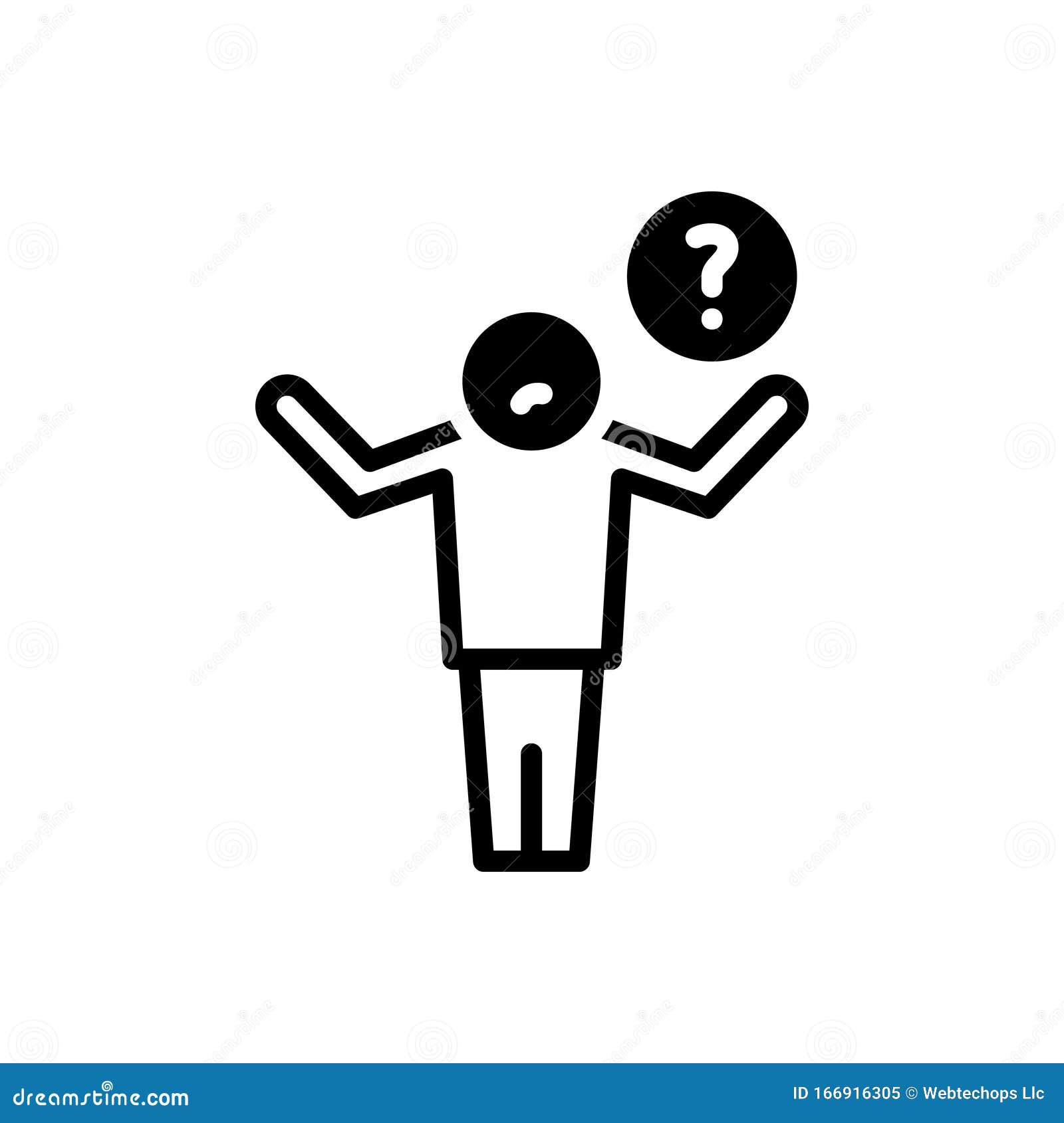 Black Solid Icon for Know, Learn and Understand Stock Vector ...