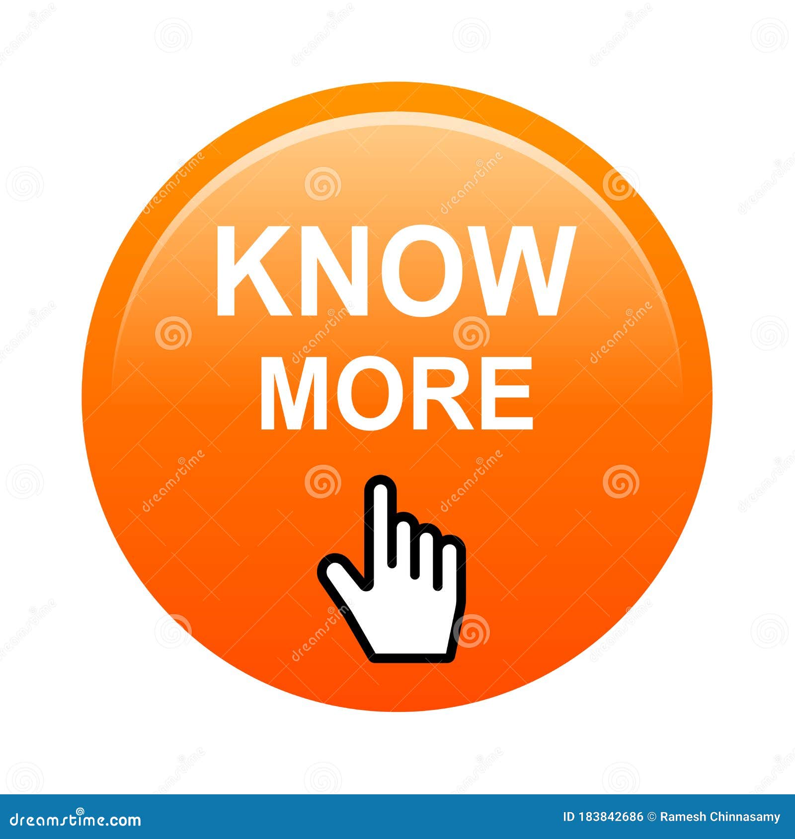 Know more button stock vector. Illustration of glossy - 183842686
