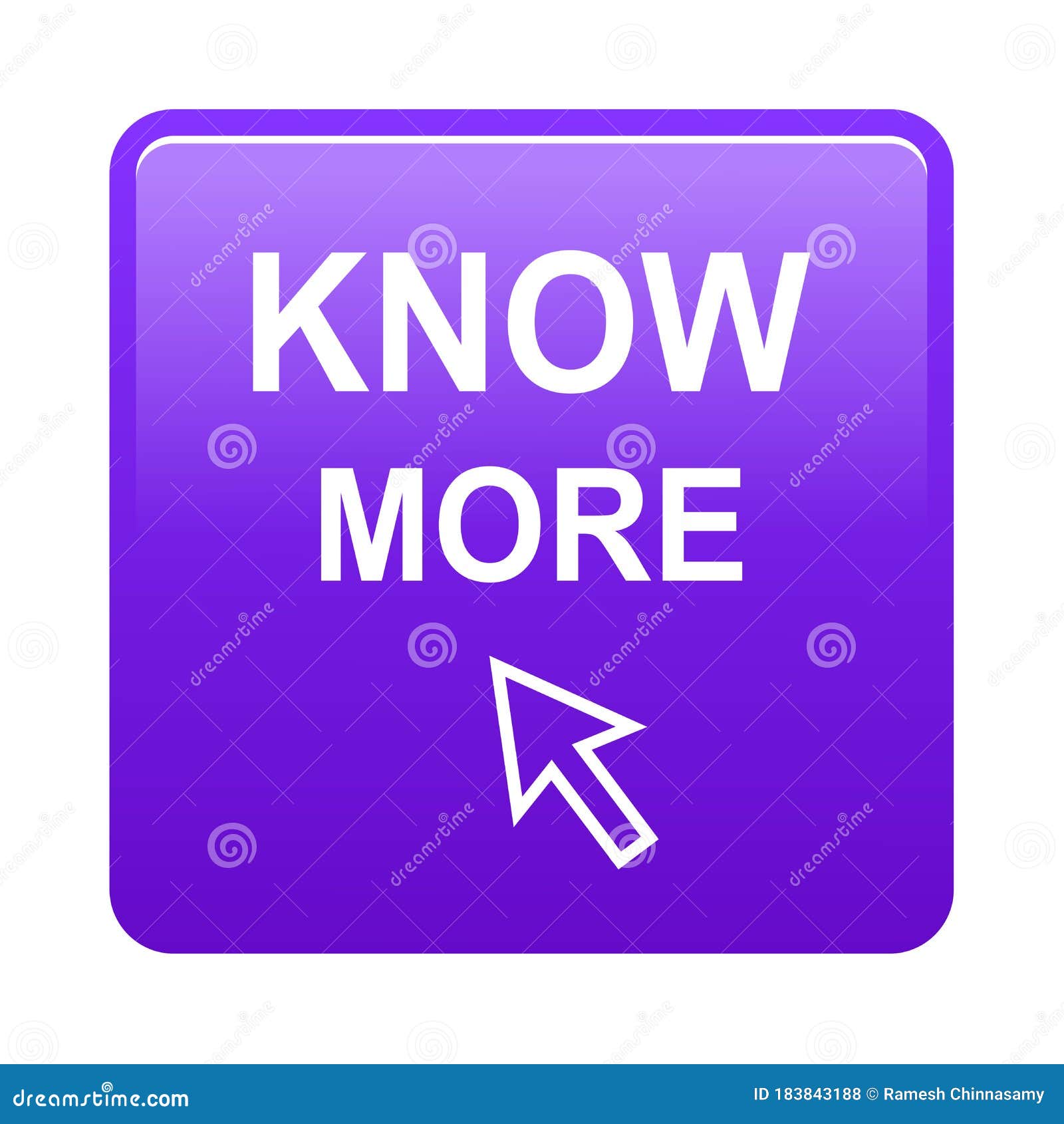 Know more button stock vector. Illustration of glossy - 183843188
