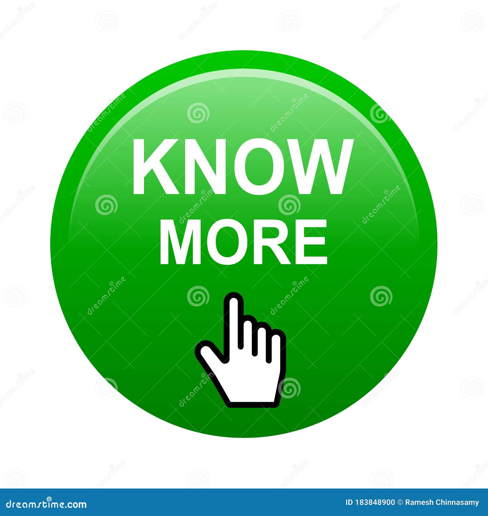 Know more button stock vector. Illustration of bright - 183848900