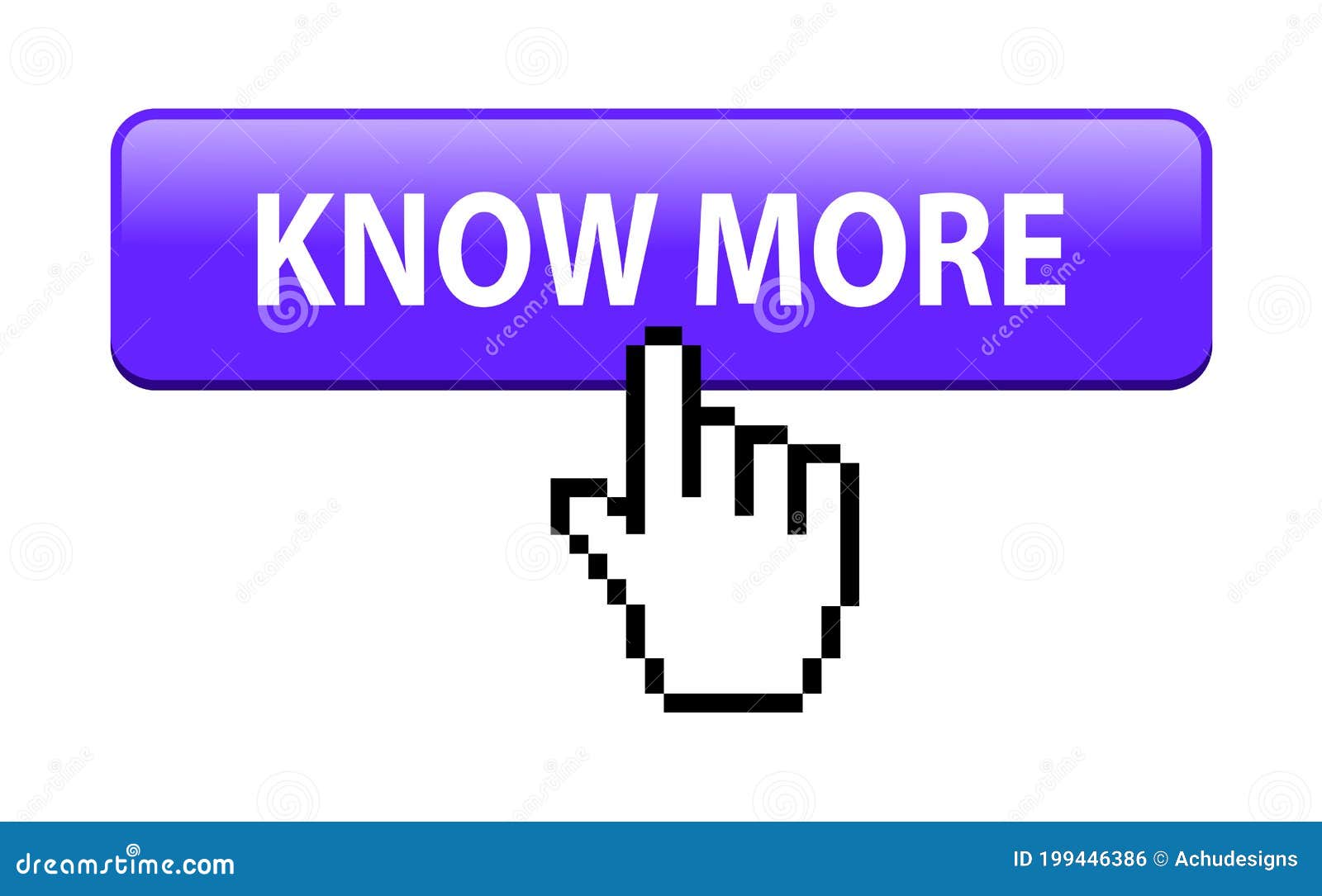 Know more button stock vector. Illustration of graphic - 199446386