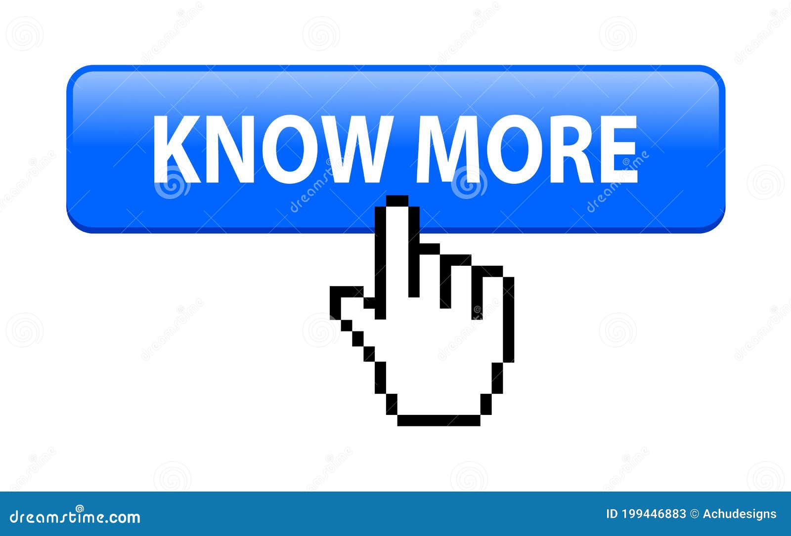 Know more button stock vector. Illustration of education - 199446883