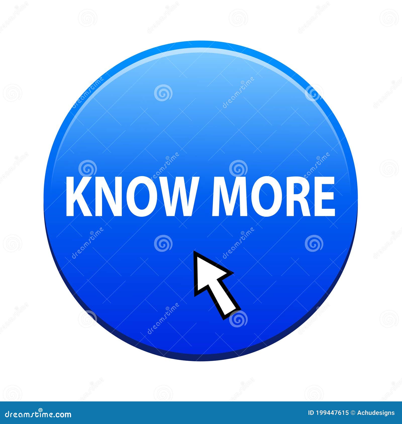 Know more button stock vector. Illustration of background - 199447615