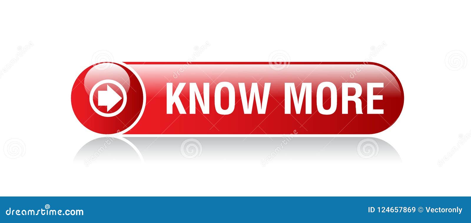 Know more button stock illustration. Illustration of icon - 124657869