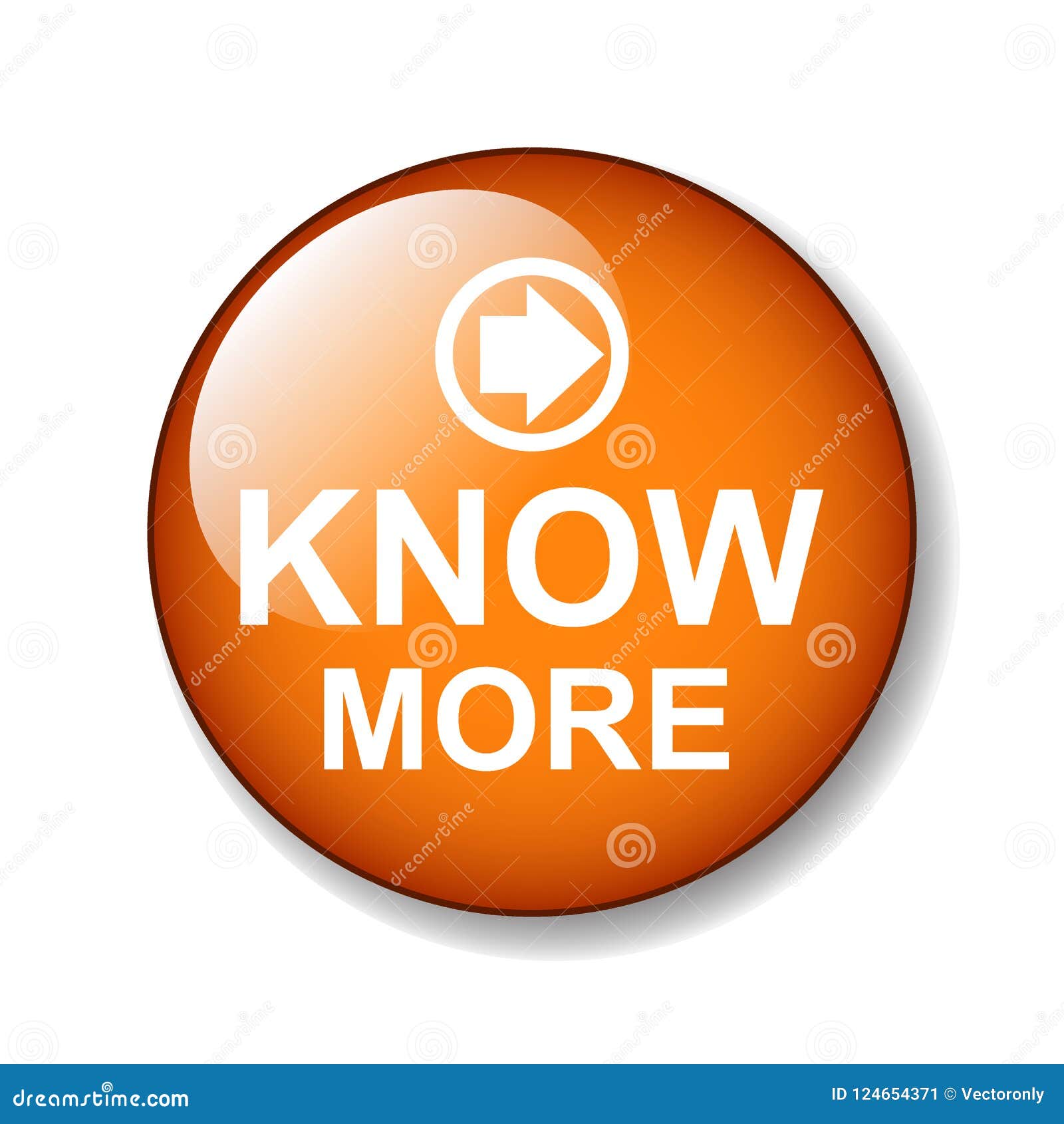 Know more button stock illustration. Illustration of abstract - 124654371