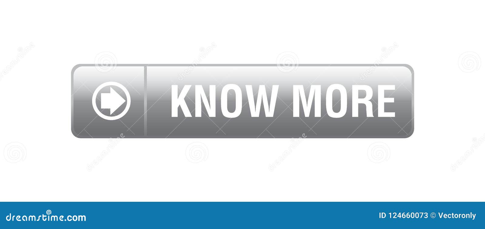Know more button stock illustration. Illustration of graphic - 124660073