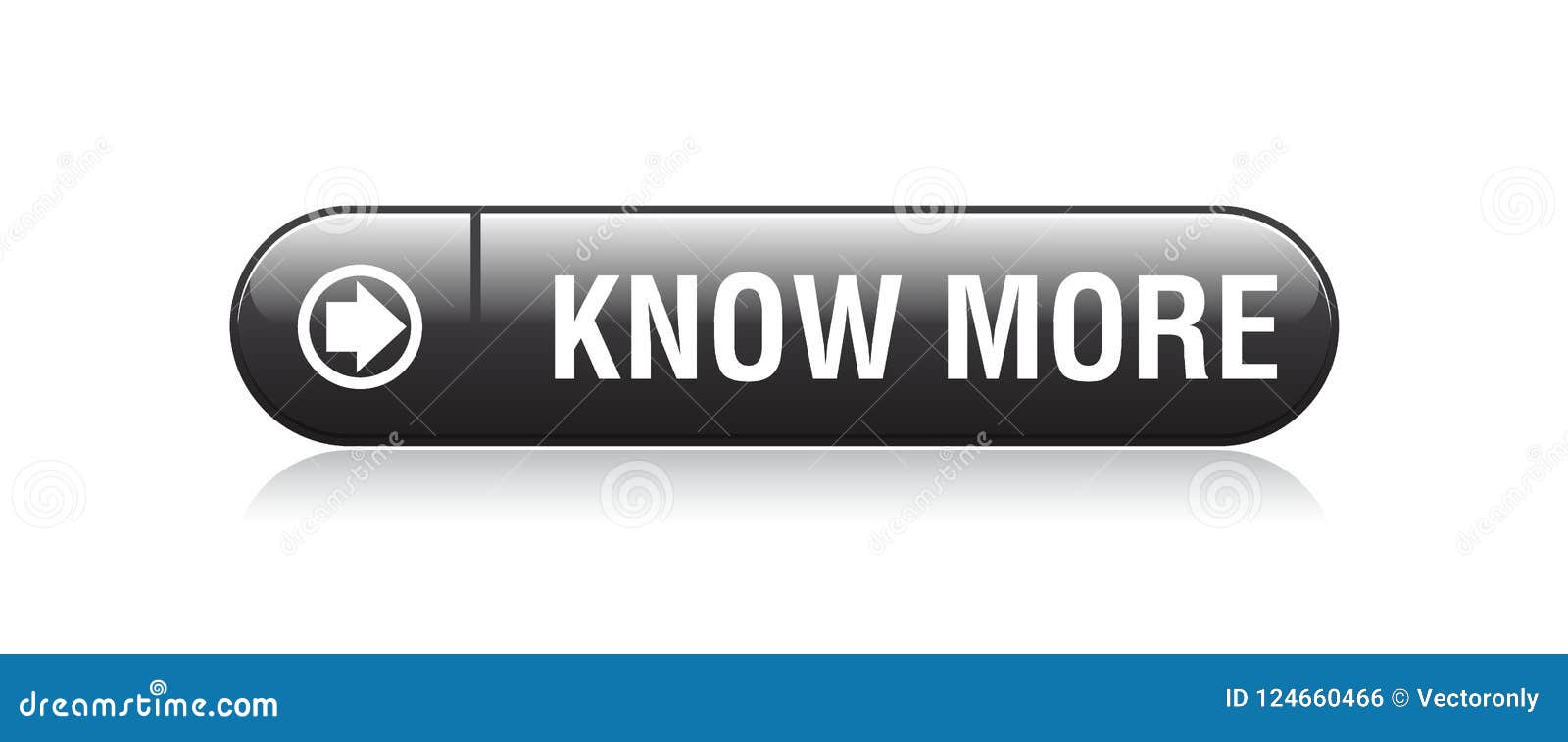 Know more button stock illustration. Illustration of business - 124660466