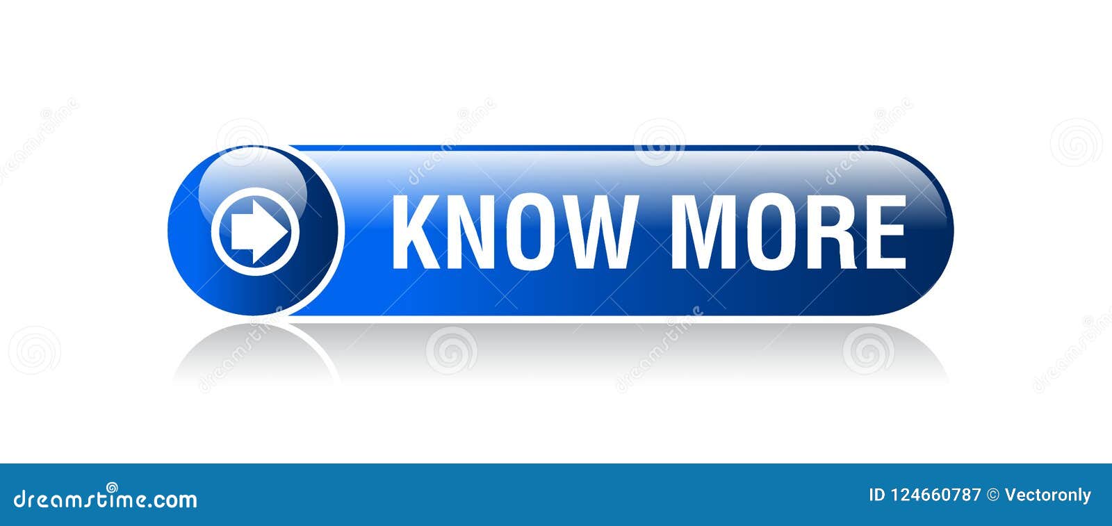 Know more button stock illustration. Illustration of help - 124660787