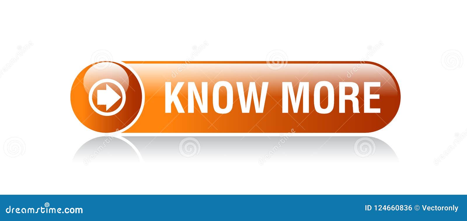 Know more button stock illustration. Illustration of icon - 124660836