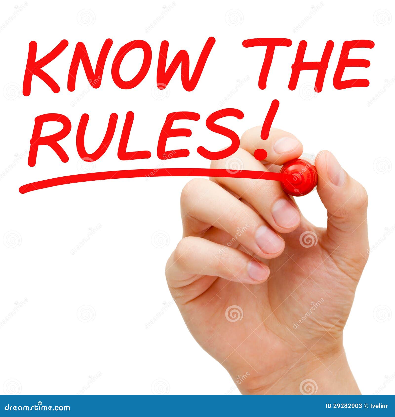 Know the Rules stock image. Image of board, assistance - 29282903
