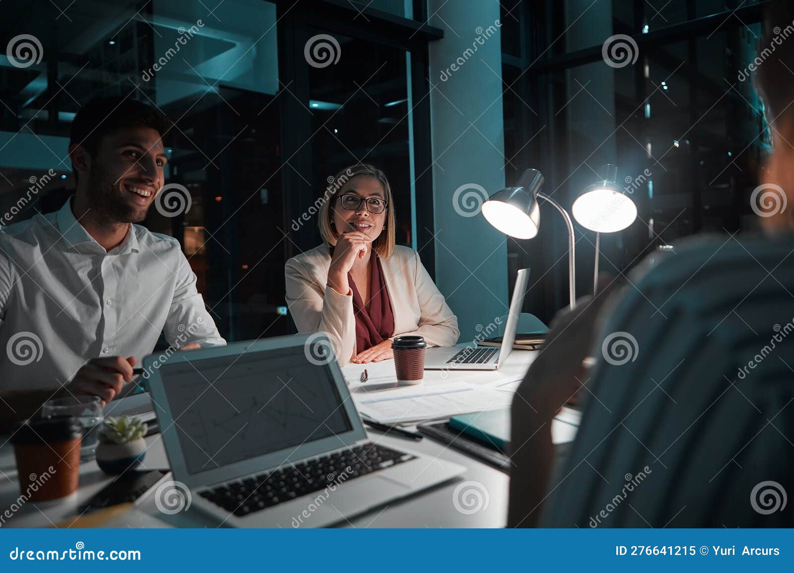 They Know the True Meaning of Dedication. Colleagues Having a Meeting ...