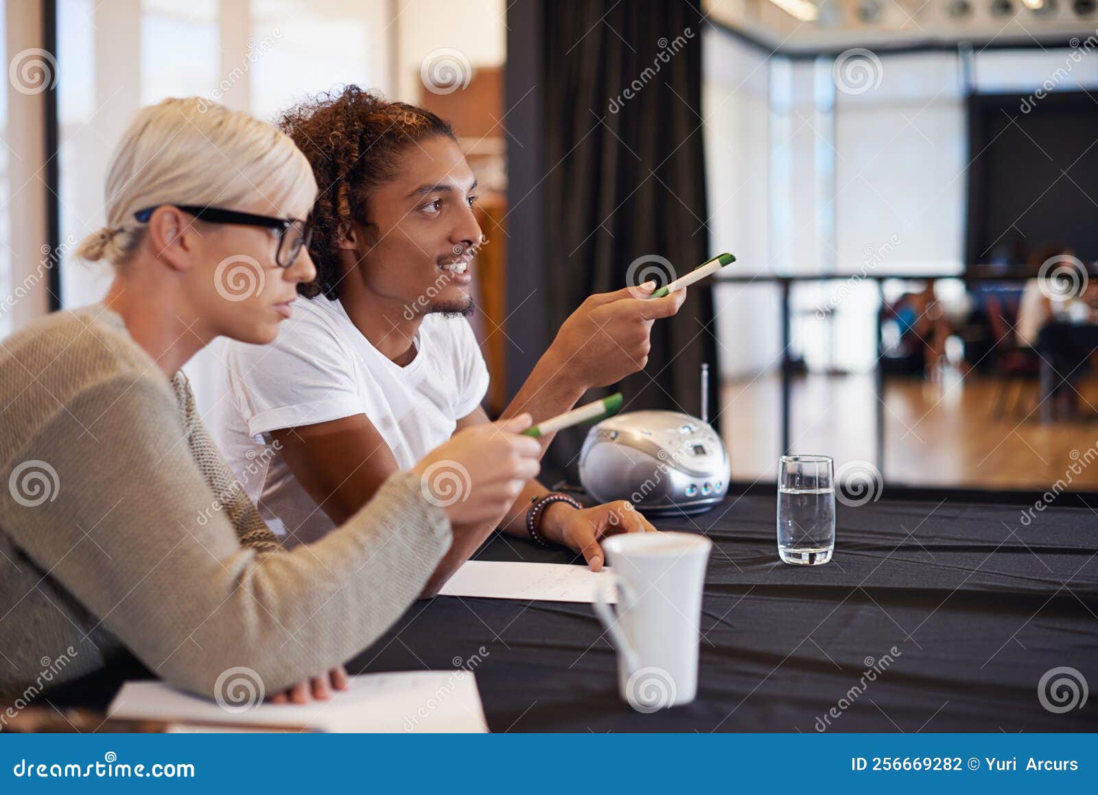 They Know What To Look for. Two Judges Discussing Their Decision at a ...