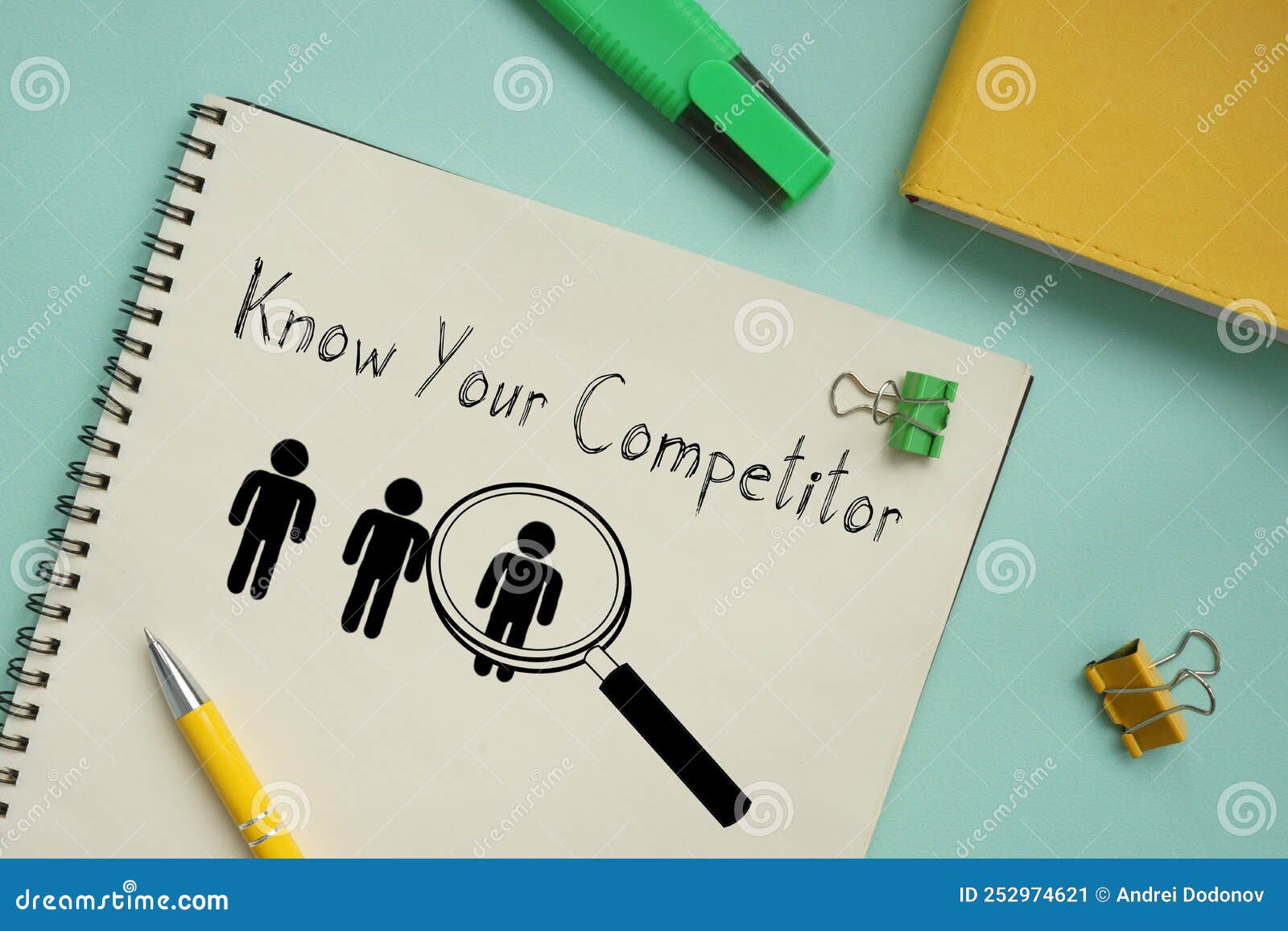 Know Your Competitor Is Shown Using The Text Royalty-Free Stock ...