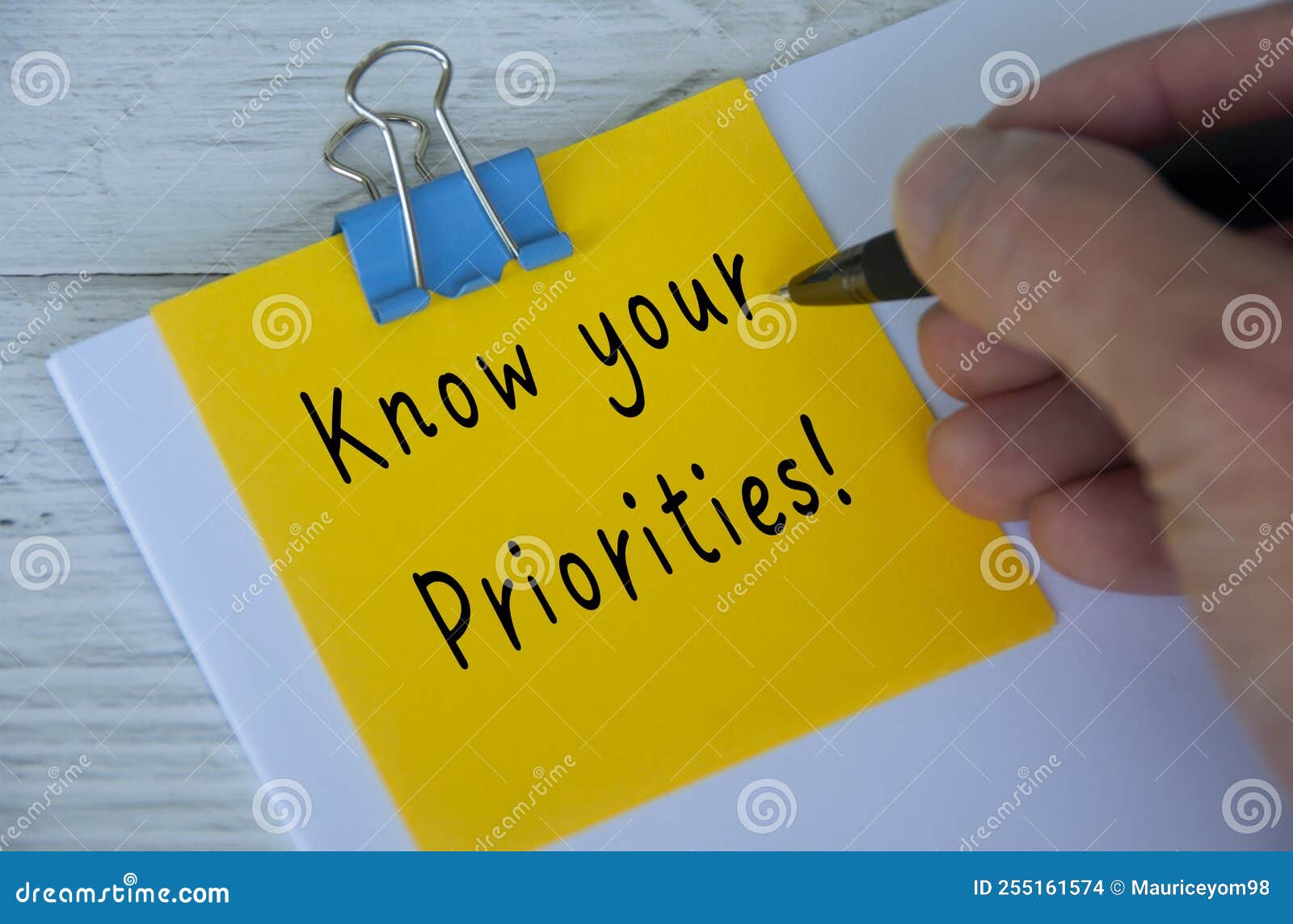 Know Your Priorities Text Written on Yellow Notepad. Priority Concept ... Know Your Priorities Text Written on Yellow Notepad. Priority Concept ...