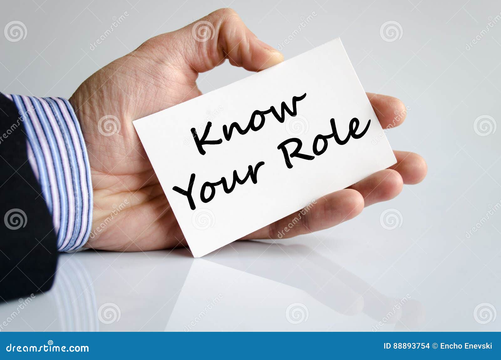 Know Your Role Text Concept Stock Photo - Image of potential ...