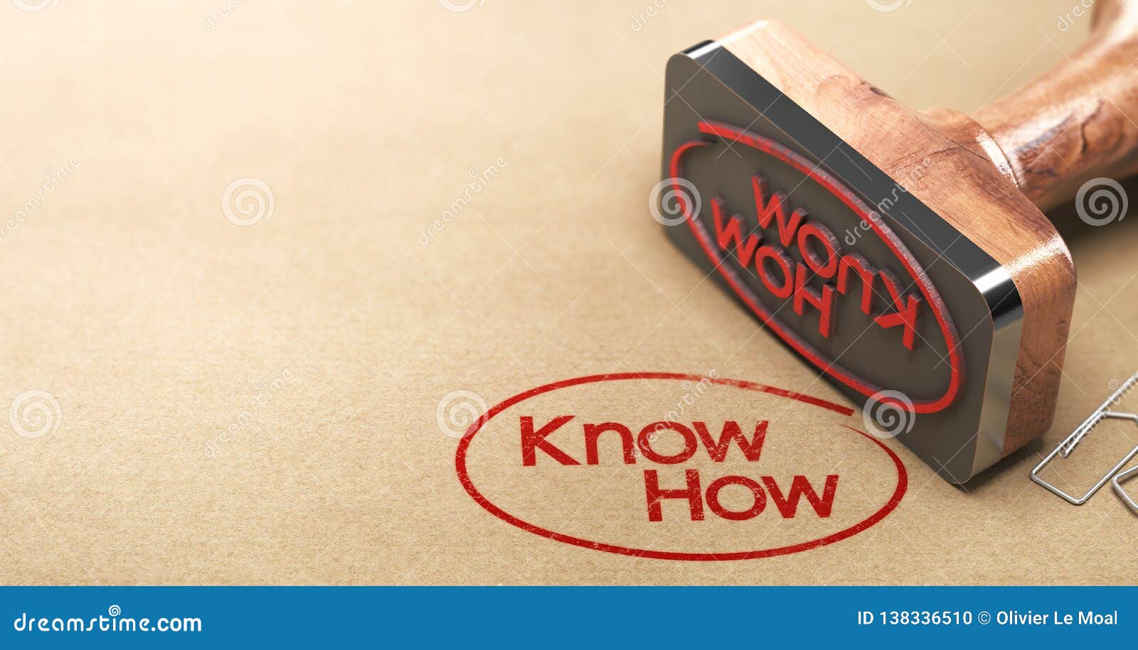 Knowhow Word Over Paper Background Stock Illustration - Illustration of ...