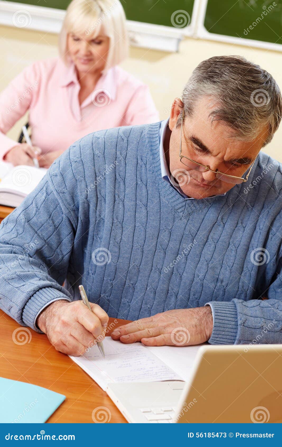 Knowing the answer stock image. Image of expression, exam - 56185473