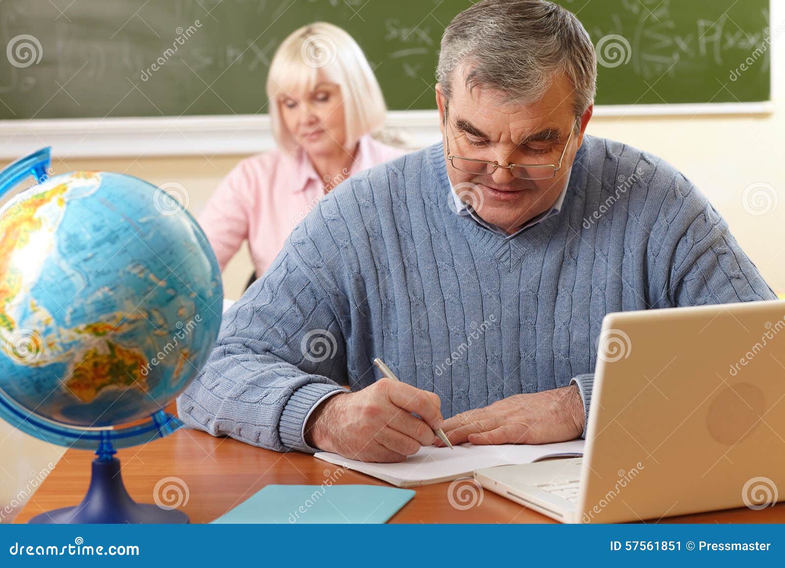 Knowing the answer stock image. Image of exam, notebook - 57561851