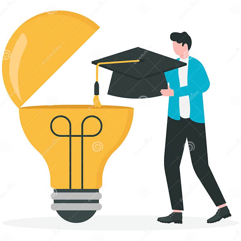 Knowledge Accumulation, Continuous Learning for Success or Improvement, Stock Illustration ...