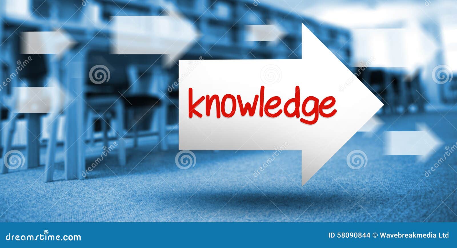 Knowledge Against Digitally Generated Green Push Button Royalty-Free ...