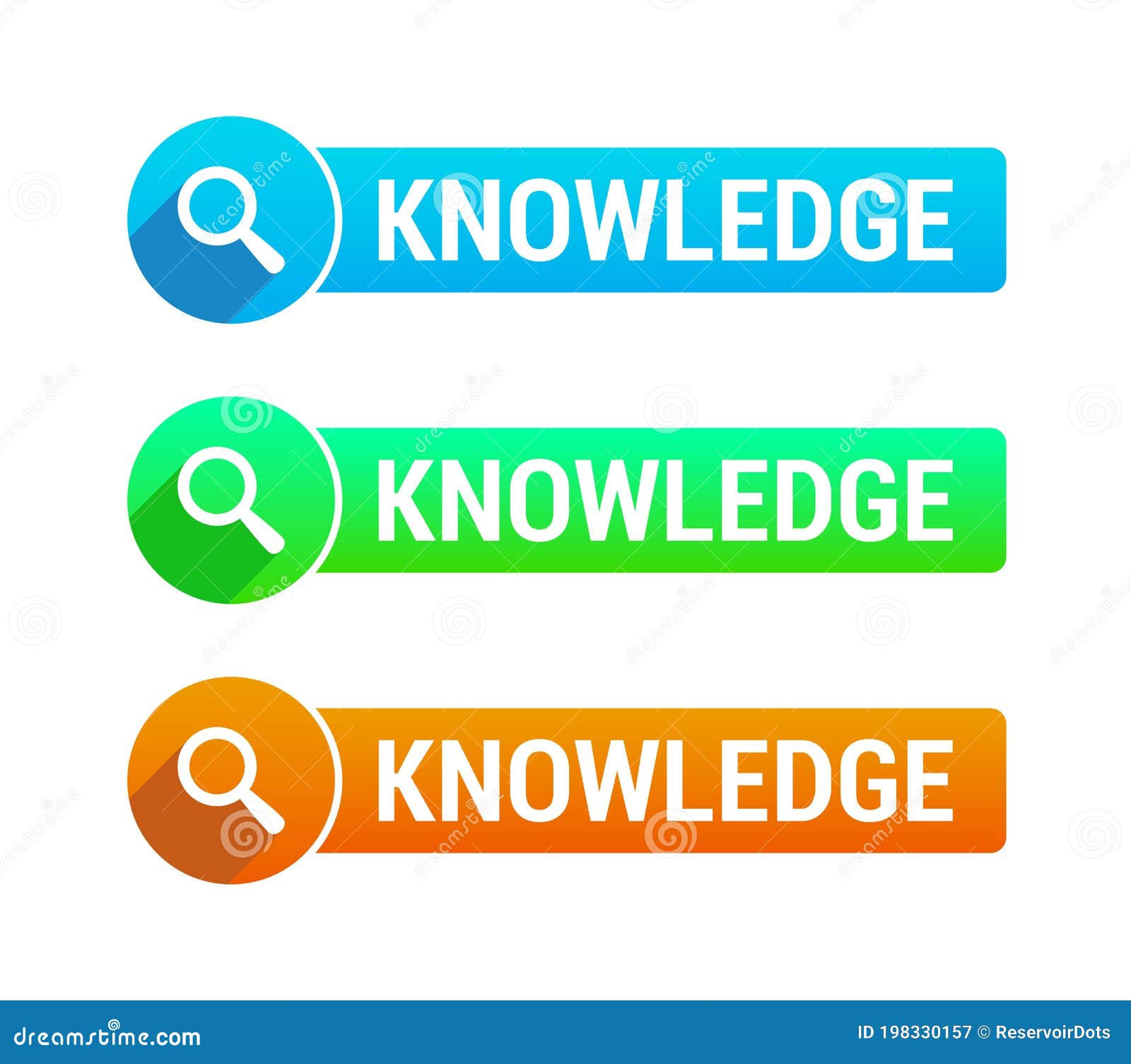 Knowledge Banner Vector stock vector. Illustration of education - 198330157