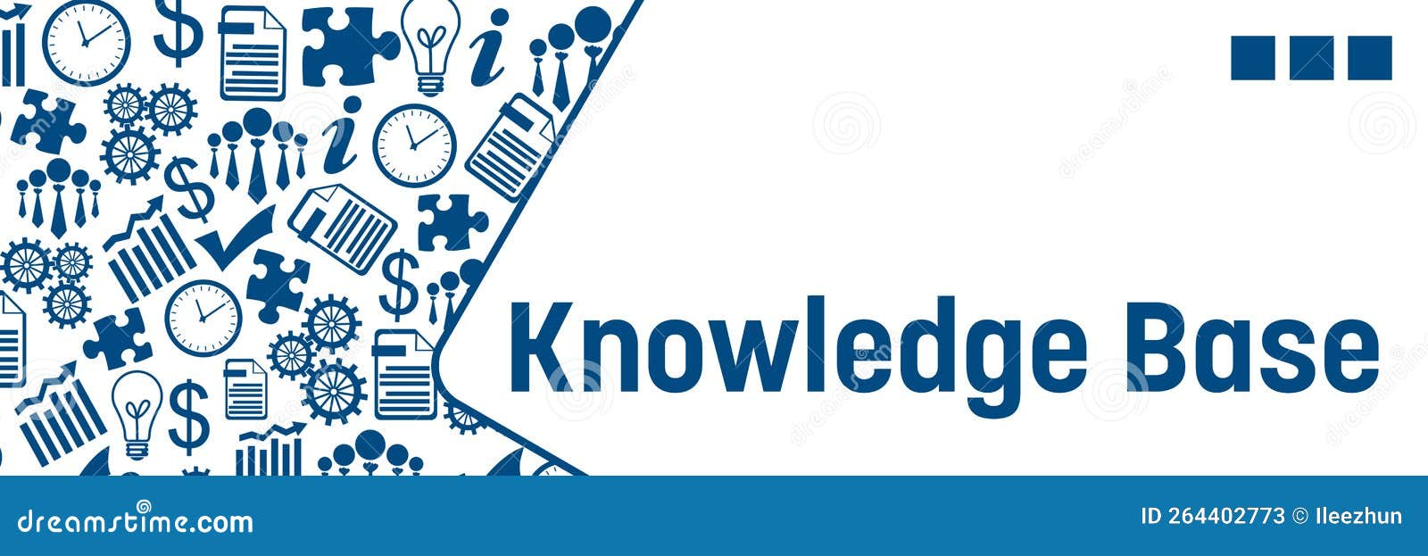Knowledge Base Blue Business Texture Rounded Squares Horizontal Stock ...