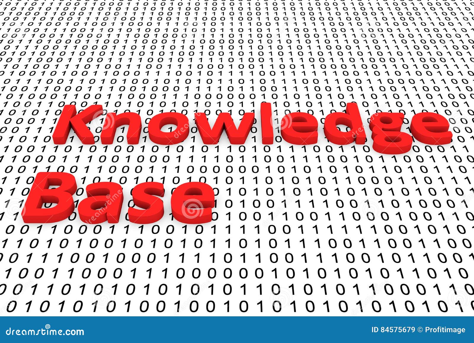 Knowledge base stock illustration. Illustration of binary - 84575679