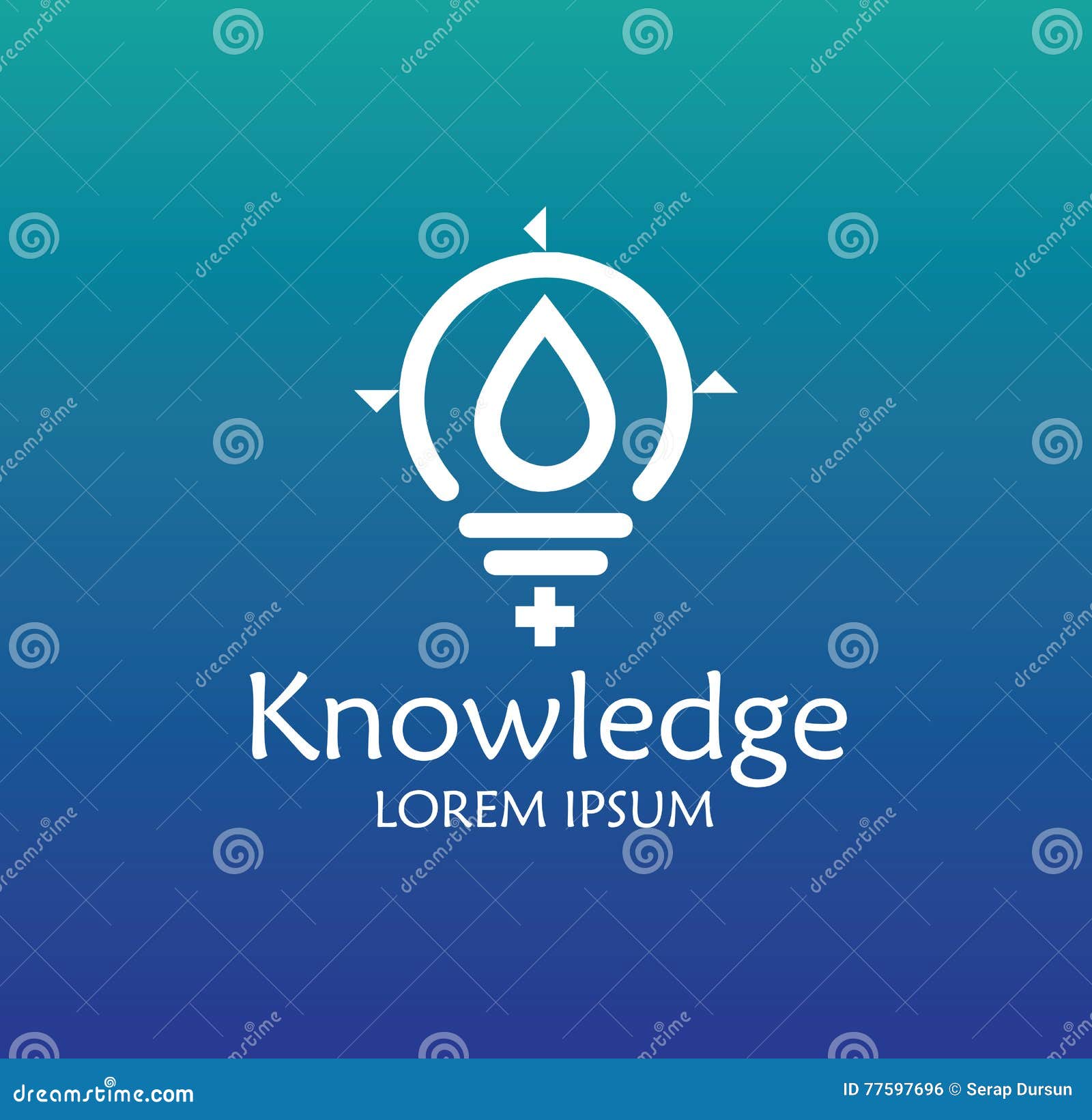Knowledge Concept Designs stock vector. Illustration of mind - 77597696