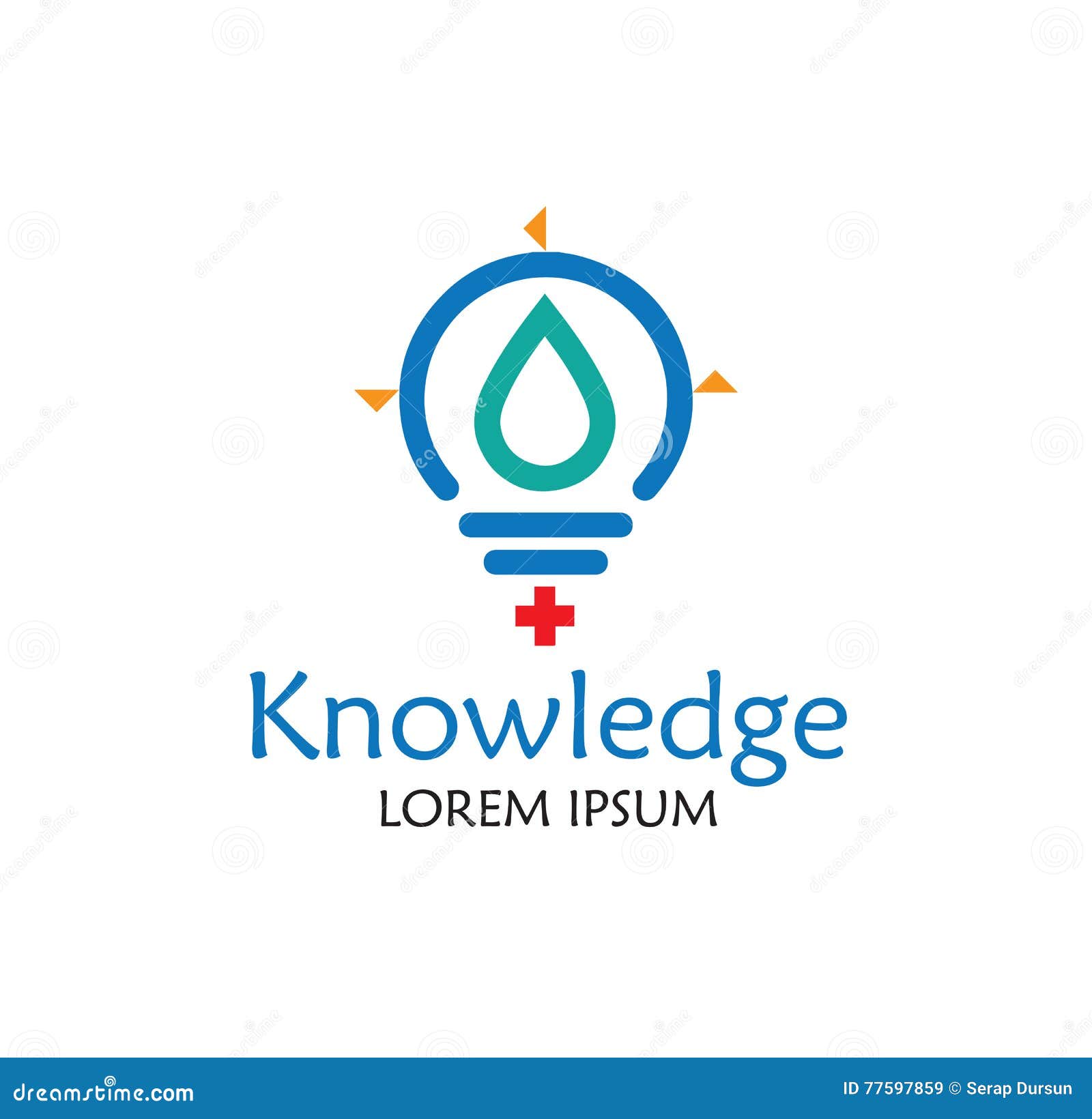 Knowledge Concept Designs stock vector. Illustration of brain - 77597859