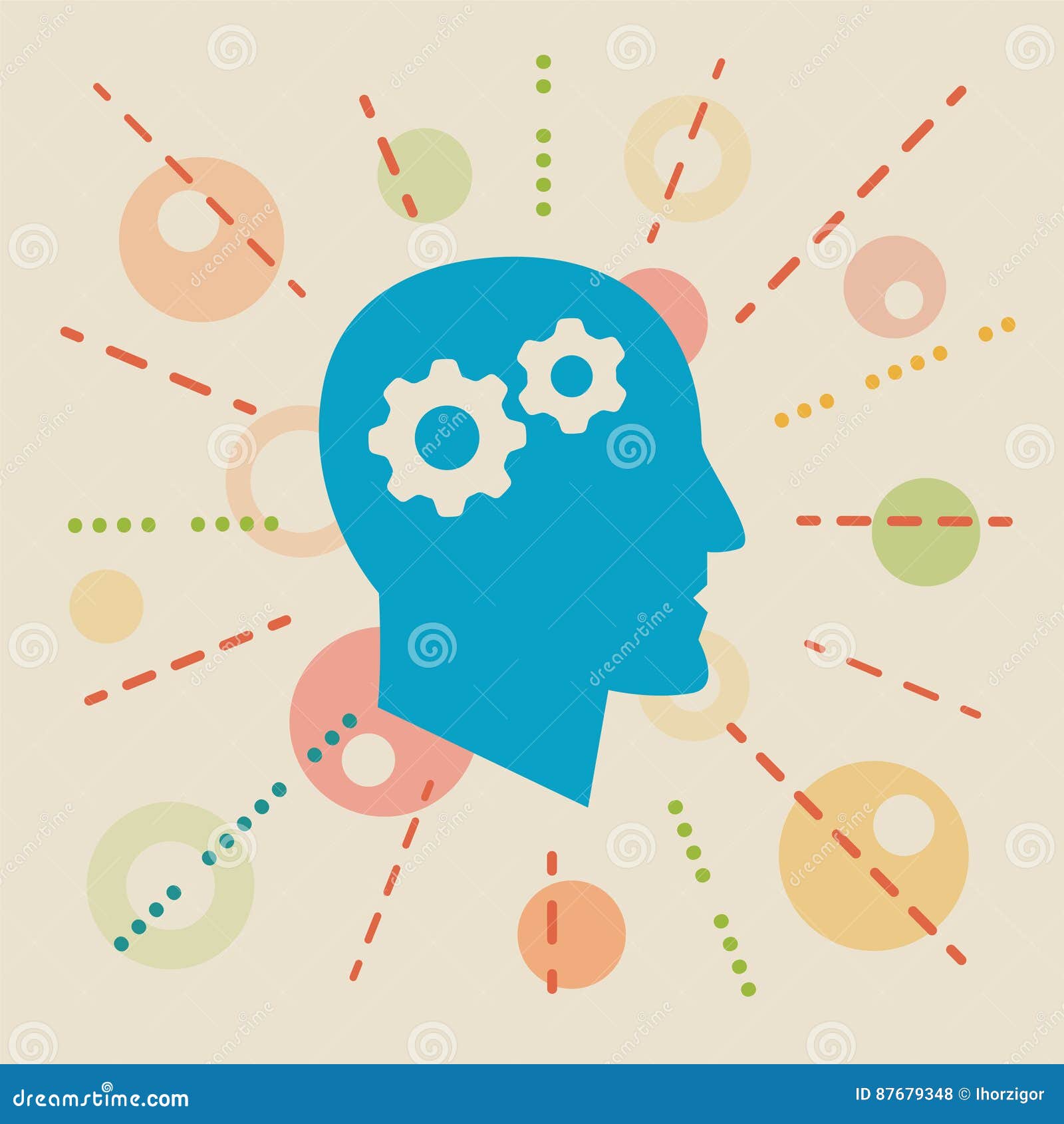 Knowledge. Concept Illustration Stock Vector - Illustration of idea ...