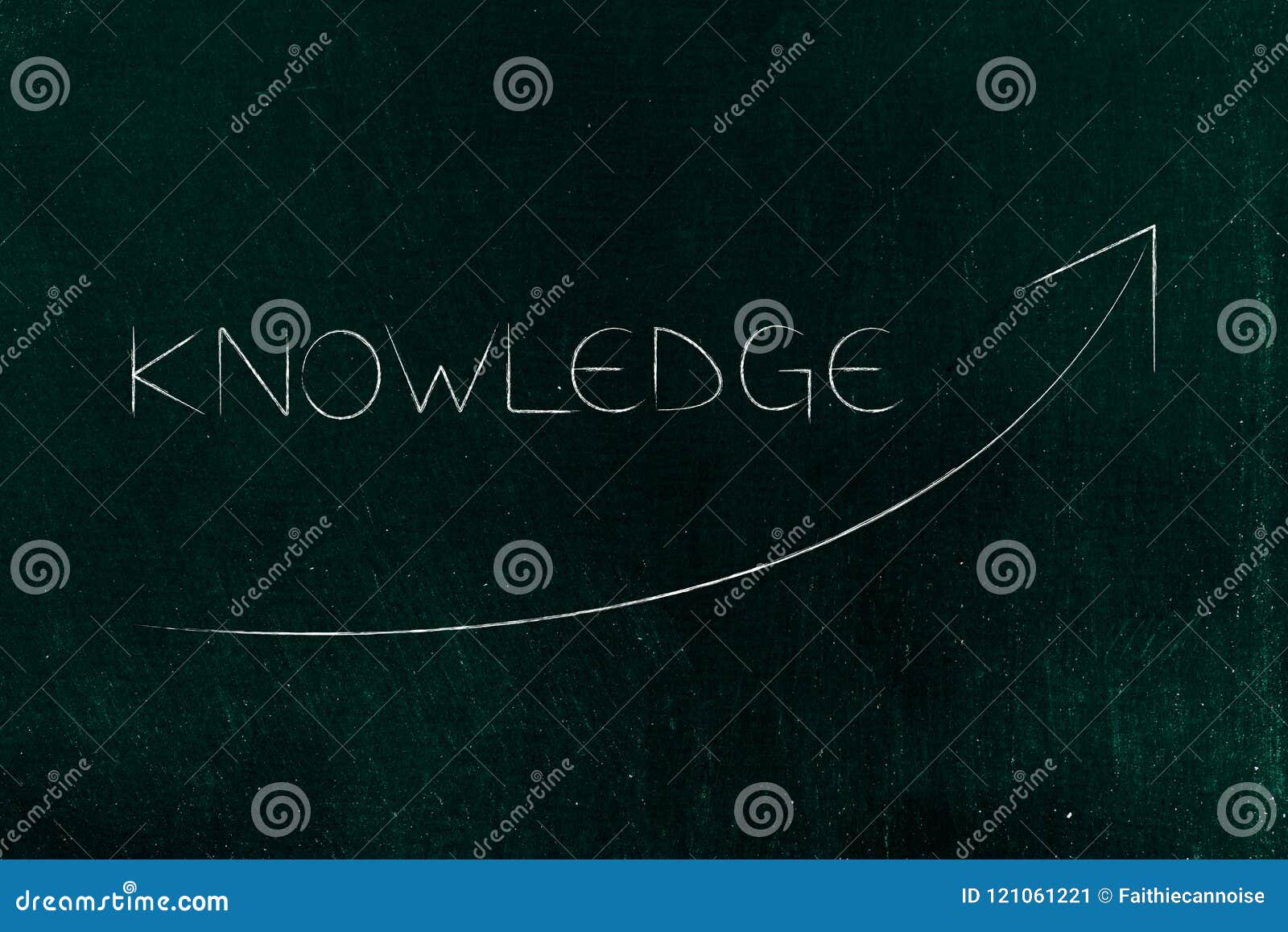 Knowledge Text with Stats Arrw Showing Positive Growth and Going Stock ...