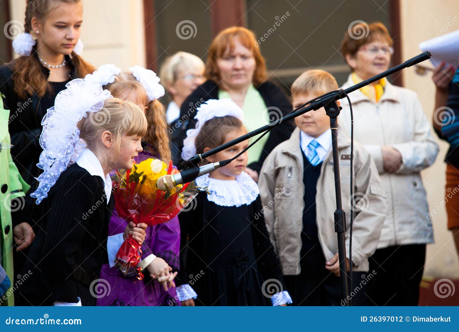 Knowledge Day in Russia editorial photography. Image of indigenous ...