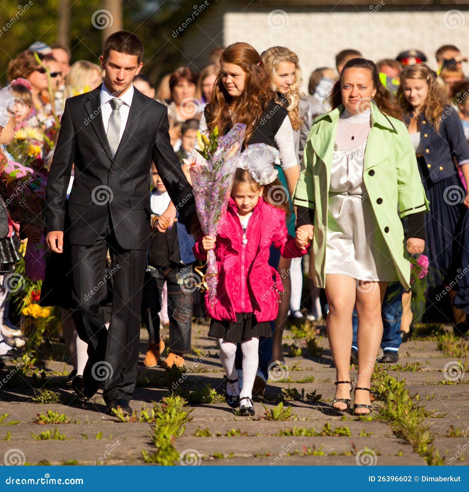 Knowledge Day on September 1 in Russia Editorial Photography - Image of ...