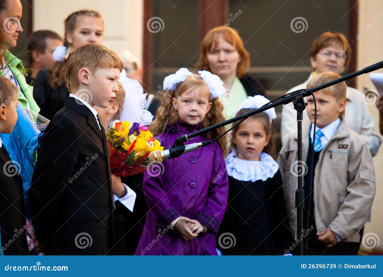Knowledge Day on September 1 in Russia Editorial Stock Image - Image of ...