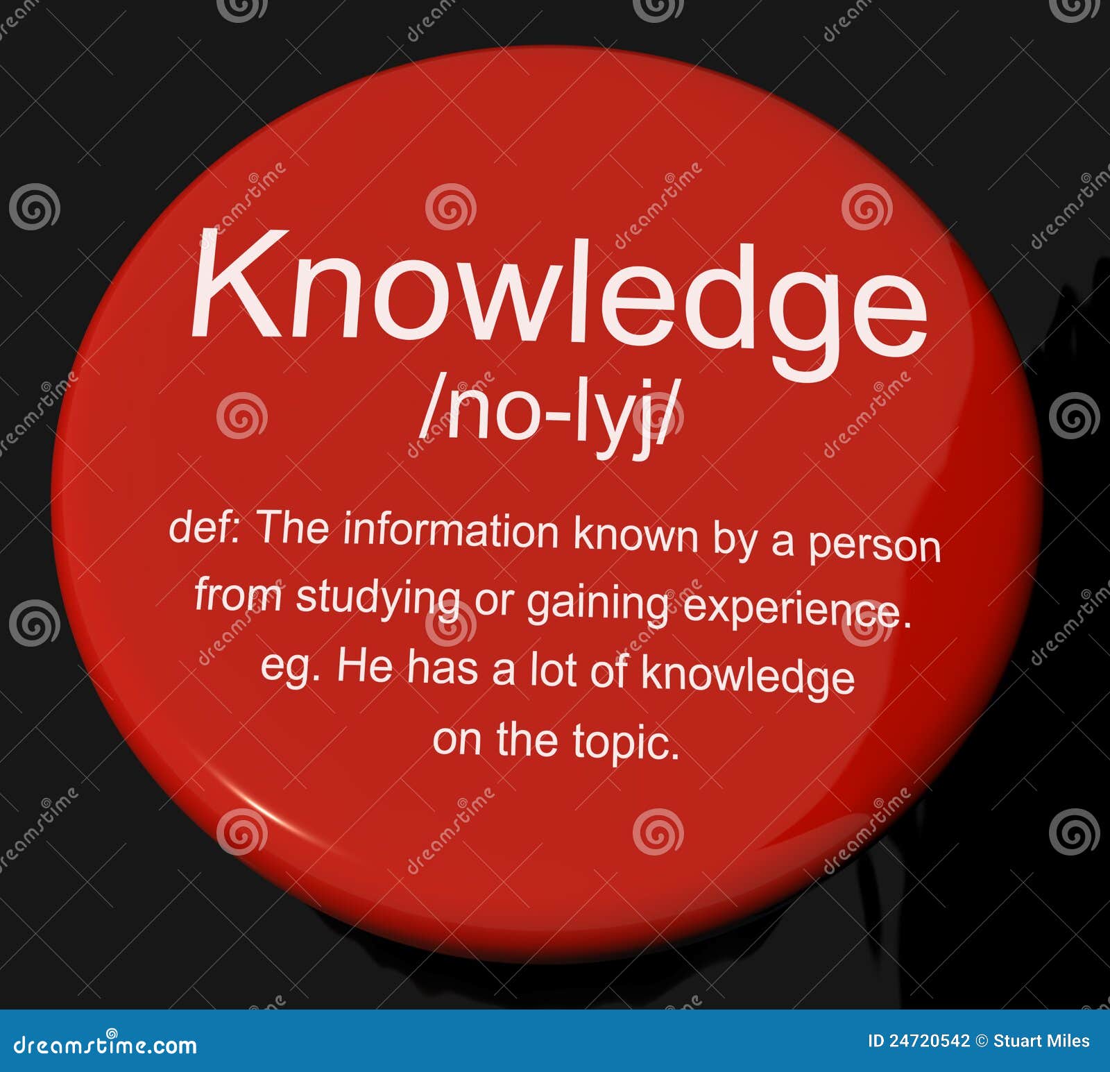 Knowledge Definition Button Showing Information Intelligence and Stock ... Knowledge Definition Button Showing Information Intelligence and Stock ...