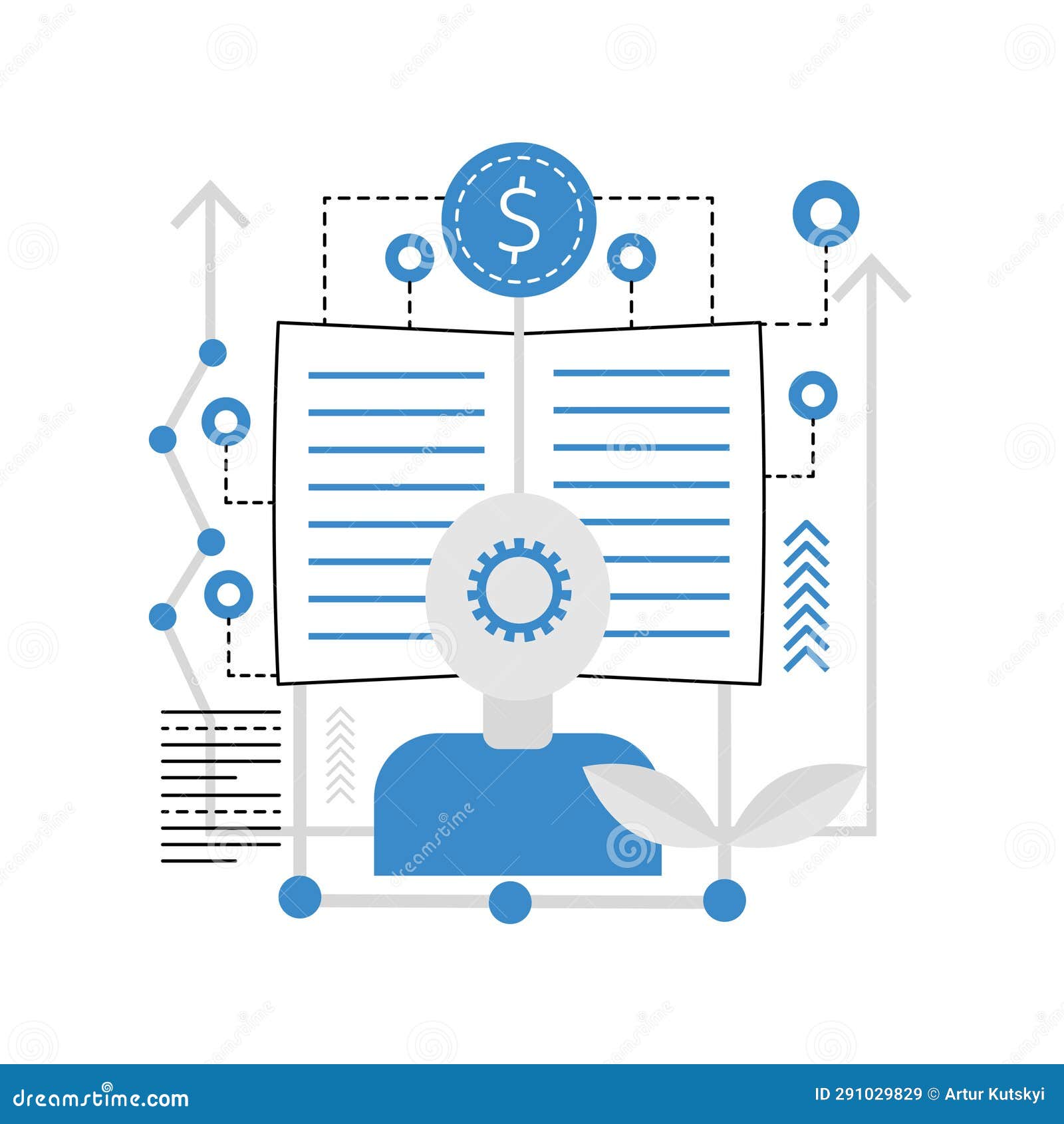 Knowledge Development Growth Stock Vector - Illustration of knowledge ...