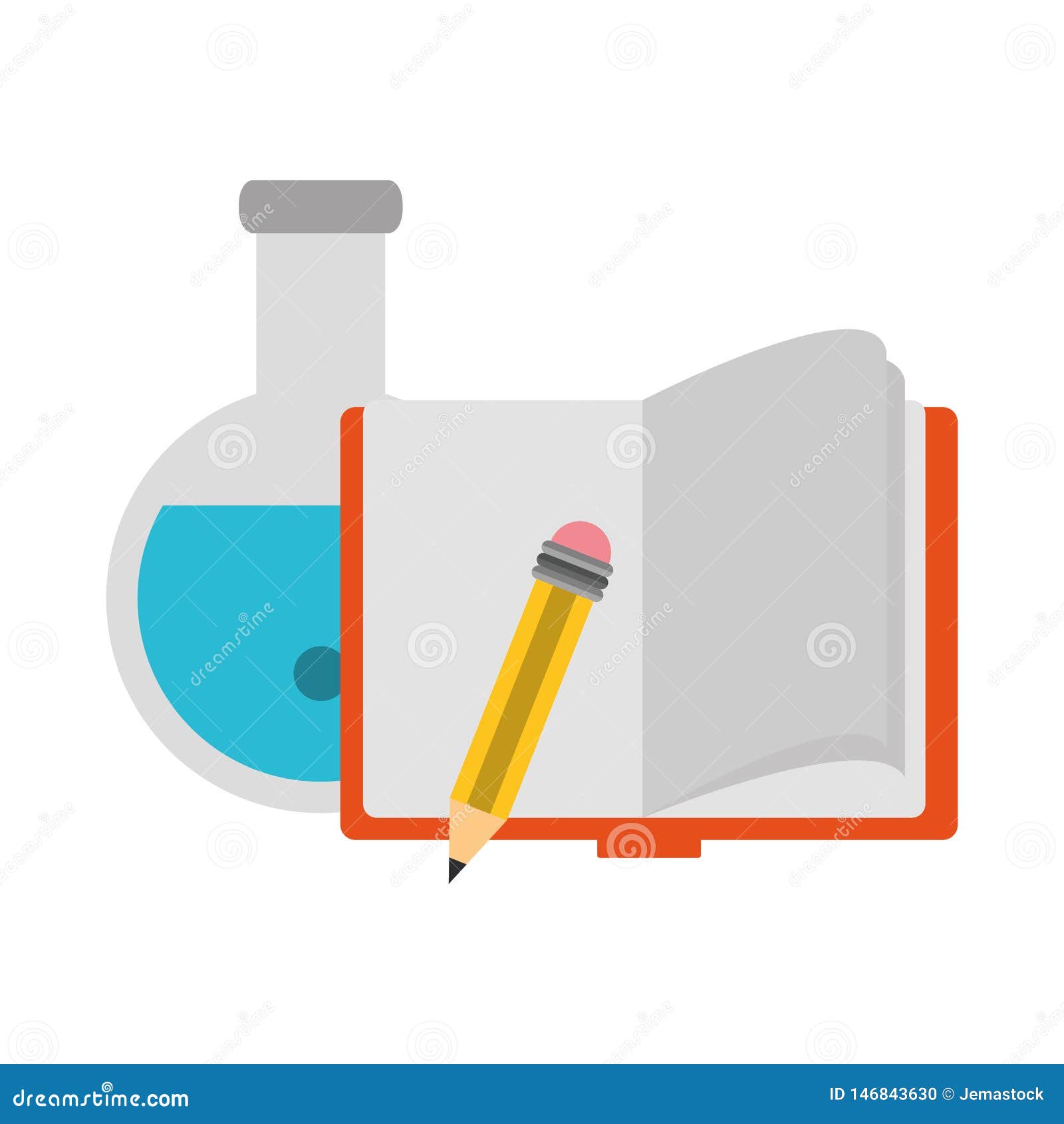 Knowledge Education Concept Cartoon Stock Vector - Illustration of ...
