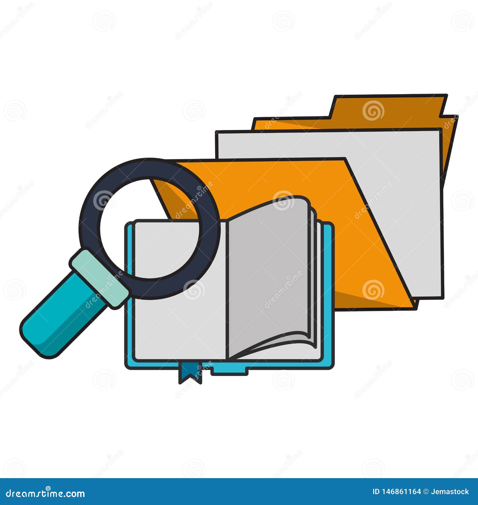 Knowledge Education Concept Cartoon Stock Vector - Illustration of ...