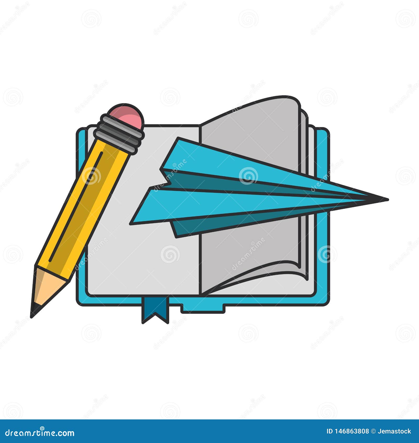 Knowledge Education Concept Cartoon Stock Vector - Illustration of ...